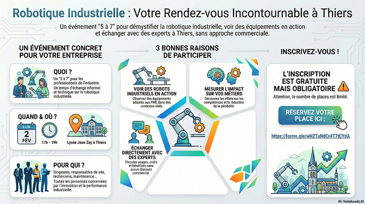 Robotique industrielle : rendez-vous au lycée Jean Zay de Thiers le 2 ...